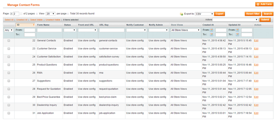 Customizing The Magento Contact Form Part 1 Content And Design Plugin Company E Commerce