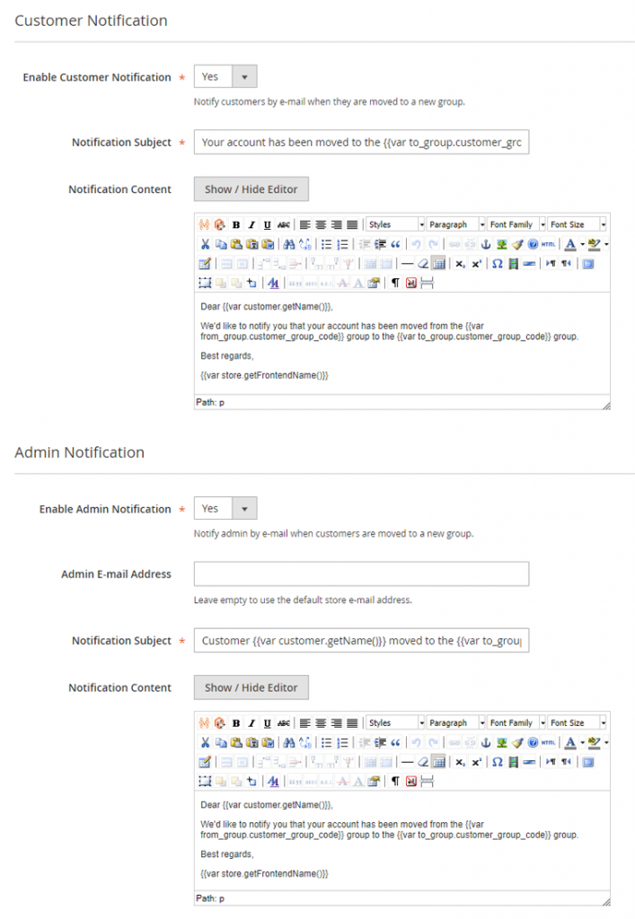 Customer & Admin Notification | Plugin Company | Knowledge Base
